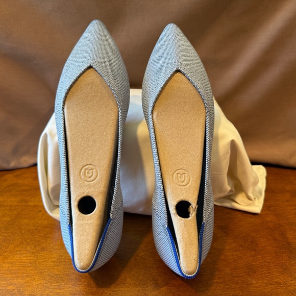 Rothy's | Shoes | Rothys Blue Flats Classic Pointed Toe Design | Poshmark